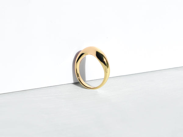 Flow Ring | Gold | Engravable – MADEGREY