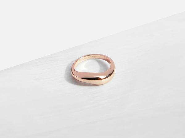 Flow Ring | Rose Gold | Engravable – MADEGREY